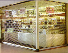 Security Storefront Grille, Push Up Door, Security Doors