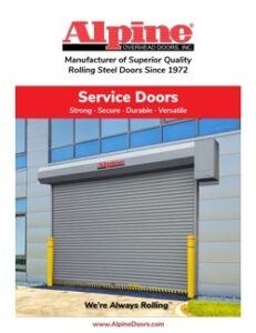 Roll Up Door, Commercial Coiling Door - Alpine Overhead Doors